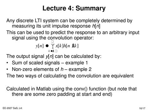Ppt Lecture 4 Linear Systems And Convolution Powerpoint Presentation Id 9580335