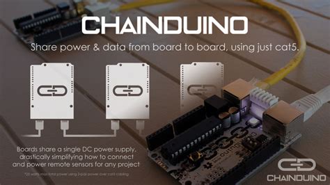 Arduino With Built In RS485 ChainDuino On KickStarter Networking