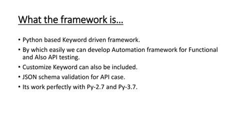 Robot A Quick Automation Frame Work Pptx