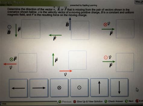 Solved Determine The Direction Of The Vector V B Or F That