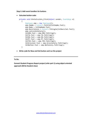 Windows Forms For Beginners Part 2 PDF