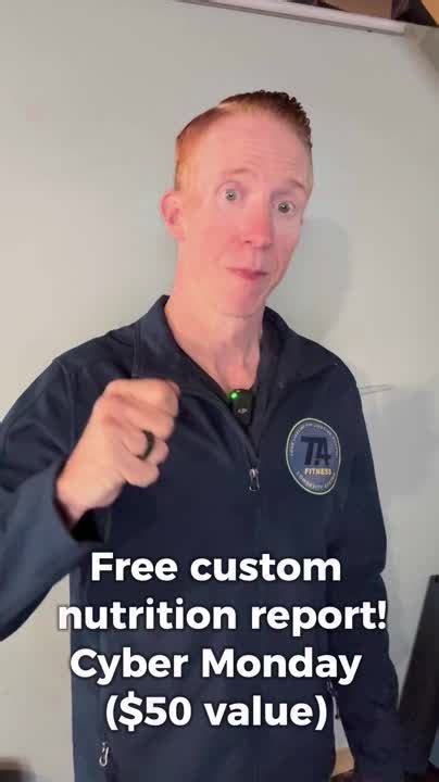 Ta4 Fitness On Linkedin Nutrition Cybermonday Ta4fitness Longevity