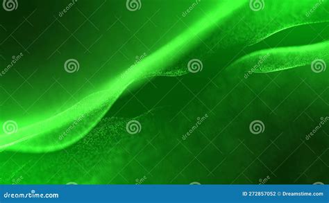 Abstract Trapcode Form Digital Particle Wave Background Green Trapcode Forme Wave Flow Digital