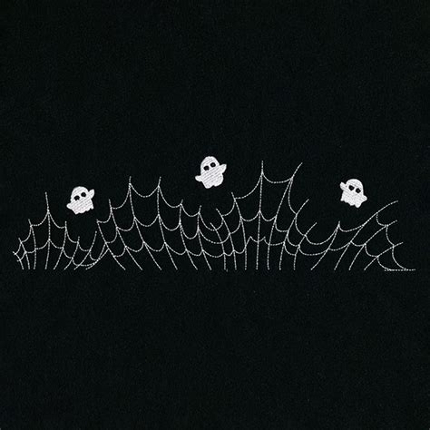 Spiderwebs Ghosts Border