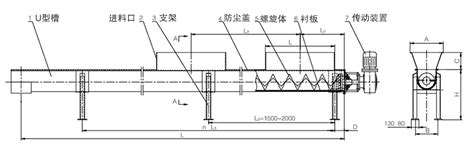 双向螺旋输送机 新乡市大汉振动机械有限公司