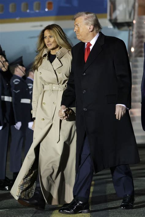 Melania Trumps Fashion Moments During Uk Visit From Country Casual To