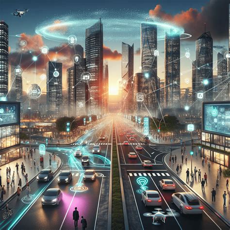 Revolutionizing Urban Life Smart Technology And Iot In City