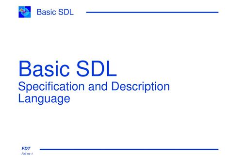 Ppt Basic Sdl Specification And Description Language Powerpoint