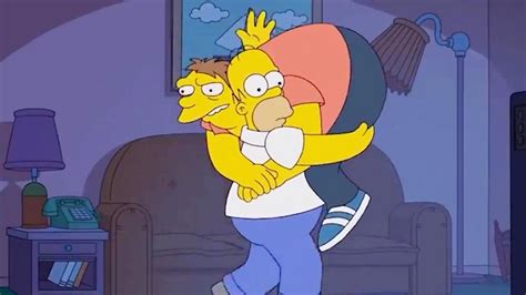 심슨 잠자리에 들기 전에 바니를 위로하는 호머 Youtube