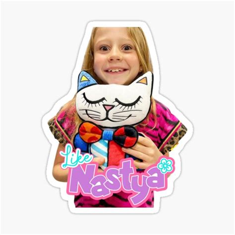 Like Nastya Holding Tickles Cute Cat Like Nasya Soft Stuffed Plush