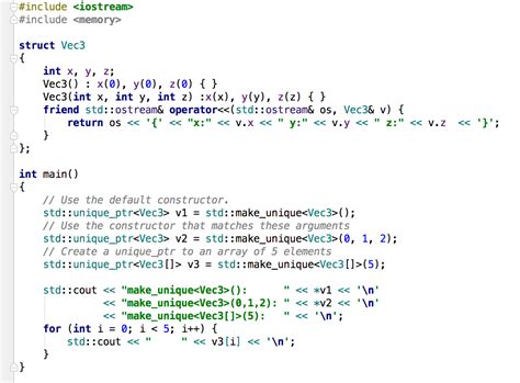 CLion Cannot Resolve Namespace Memeber Make Unique IDEs Support