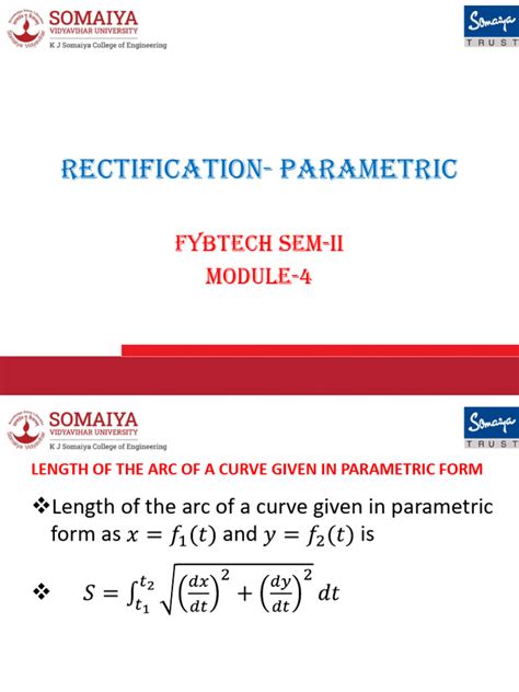 2rectification Parametric Form Pdf Curve Analytic Geometry