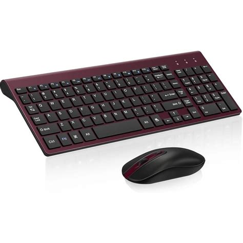 Cimetech Easytyping Kf10 Wireless Keyboard And Mouse Combo [silent Scissor Switch Keys][labor
