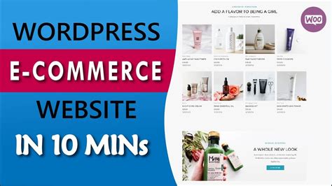 How To Create Ecommerce Website In Wordpress In 10 Minutes Virtual Crafts Youtube