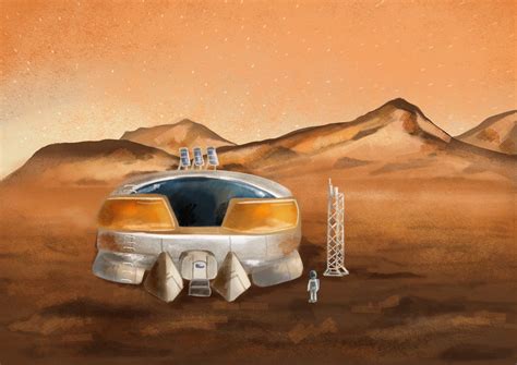 Mars Base Concept Art