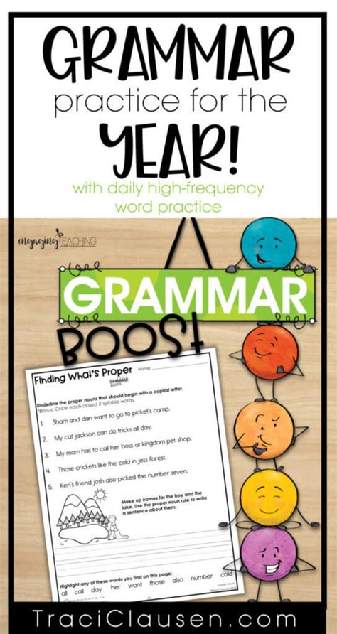 Grammar Boost Traci Clausen Engaging Teaching