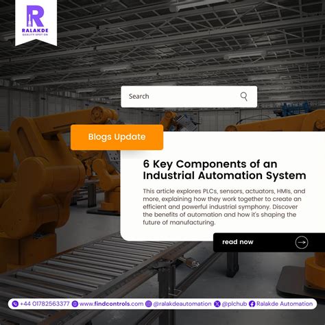 How Automation Components Boost Efficiency Ralakde Automation Uk Posted On The Topic Linkedin