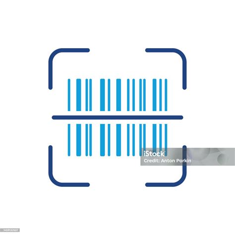 스캔 바코드 라벨 라인 아이콘 바코드 태그 스캐너 컬러 선형 픽토그램 제품 정보 식별 개요 아이콘입니다 디지털 스캐닝 기술 편집 가능한 획 고립된 벡터 그림 Qr코드에 대한