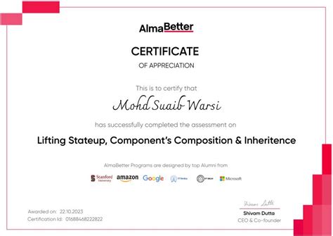 mohd suaib warsi on linkedin almabetter certification almabetter