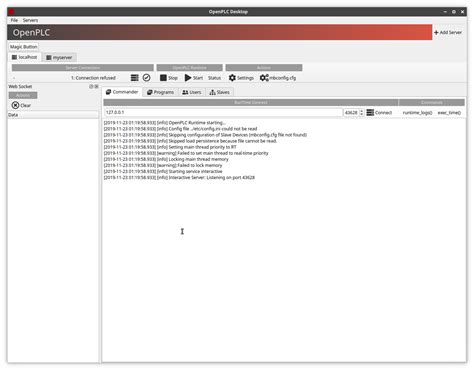 Screenshots OpenPLC Desktop