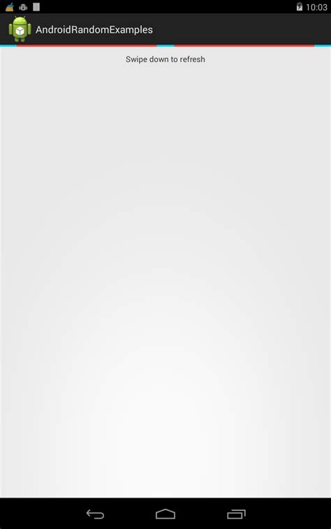 Swiperefreshlayout With Material Design On Android Below 50 Stack Overflow