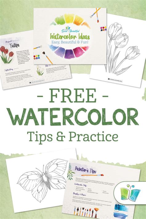 Watercolor Painting Ideas The Good And The Beautiful Watercolor