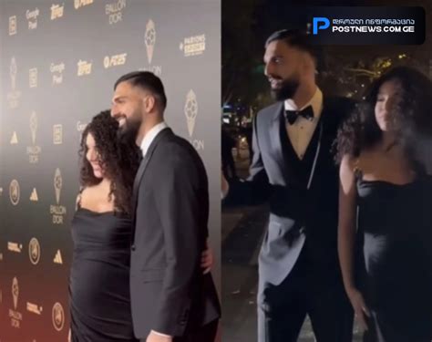 გიორგი მამარდაშვილი მეუღლესთან ერთად „ოქროს ბურთის“ დაჯილდოების ცერემონიაზე მივიდა კადრები