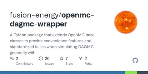 Github Fusion Energyopenmc Dagmc Wrapper A Python Package That