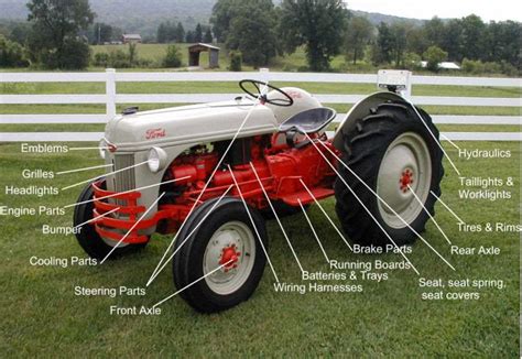 A Visual Guide To 8n Ford Tractor Parts