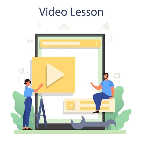 Premium Vector Frontend Developer Online Service Or Platform