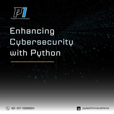 Pytech Innovations On Linkedin Cybersecurity Python Techinnovation