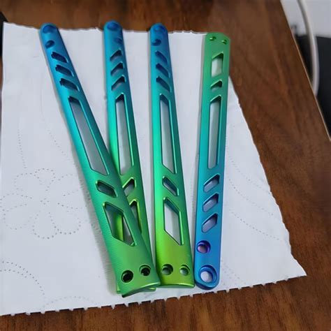Custom Titanium Balisong Anodization Service Clisong