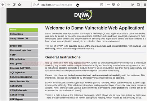 Configure Web Application Penetration Testing Lab Hacking Articles
