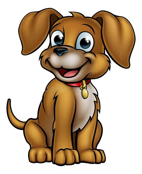 传染媒介卡通人物逗人喜爱的金毛猎犬小狗 向量例证 插画 包括有 家谱 友好 猎犬 设计 敌意 142118410