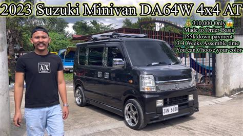 Newly Assemble 2023 Suzuki Minivan Da64w 4x4 At Bound To Barili Cebu Youtube