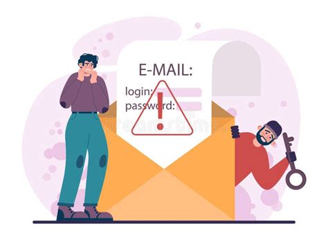 Data Theft Concept Cyber Attack Hacker Stealing Personal Data Stock