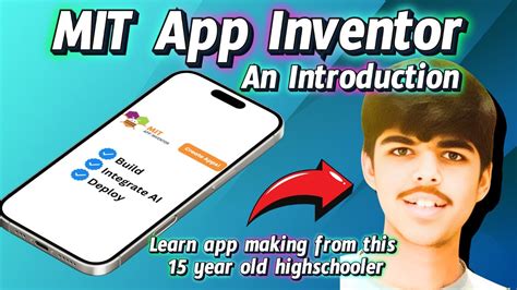 Introduction To Mit App Inventor Build Integrate Ai And Deploy For Beginners Youtube