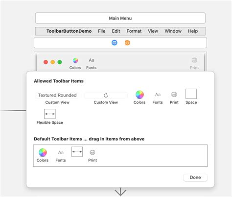 Swift Set Toolbar Button Width Appropriately In Interface Builder Stack Overflow