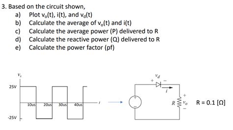 Solved Based On The Circuit Shown A Plot Vo T I T Chegg