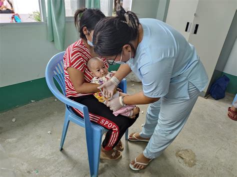 လွယ်ဂျယ်မြို့၊ ကျေးလက်ကျန်းမာရေးဌာနတွင် ကာကွယ်ဆေးထိုးခြင်းလုပ်ငန်းများ ပုံမှန်ဆောင်ရွက