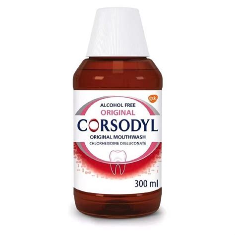 Corsodyl Gum Disease And Bleeding Gum Mouthwash 300ml Essential Meds
