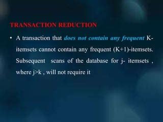 Mining Single Dimensional Boolean Association Rules From Transactional