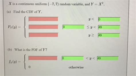 Solved X Is A Continuous Uniform 77 Random Variable And