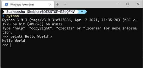 Getting Started With Python In Windows