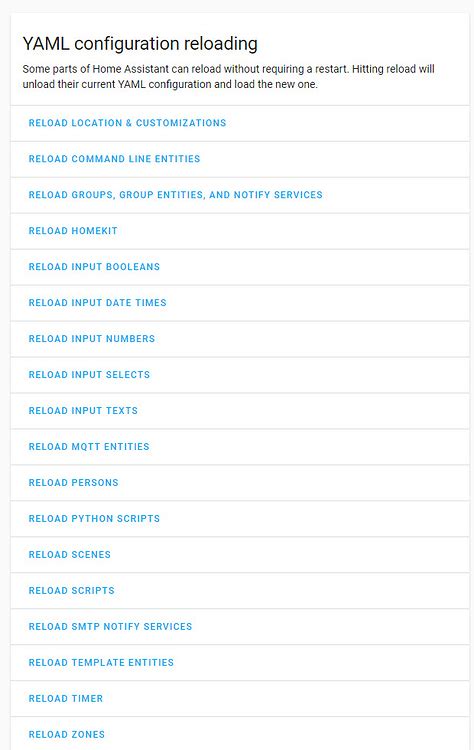 Yaml Configuration Reloading Which File Configuration Home Assistant Community
