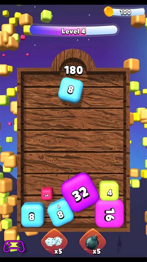 2048 Shooter Merge Addictive Puzzle Game