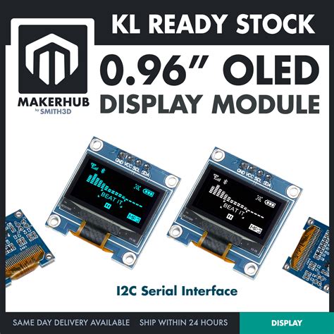 096‘ Oled Display Module Blue White Screen I2c Iic Serial 128x64 Lcd