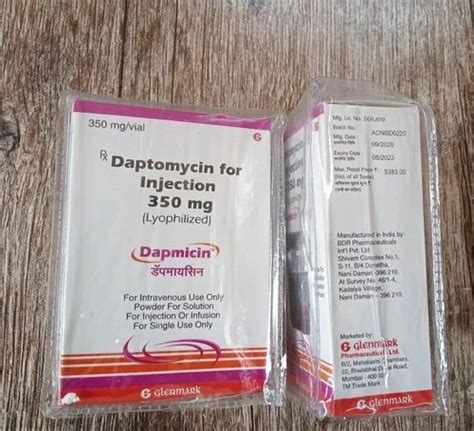 Cipla Daptomycin Injection 350 Mg At Rs 2300piece In Ahmedabad Id