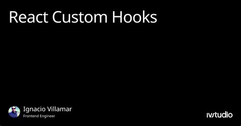 React Custom Hooks