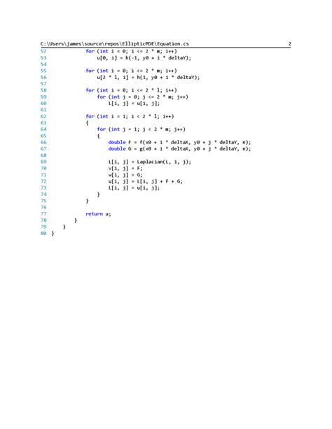 Solving Four Elliptic Partial Differential Equations Using The Finite